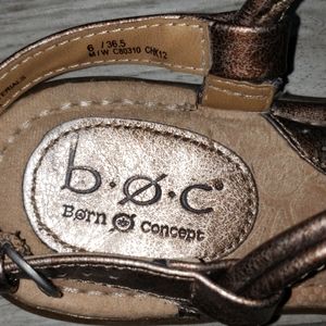 BOC Born o concept | Shoes | Boc Born O Concept Metallic Sandal | Poshmark